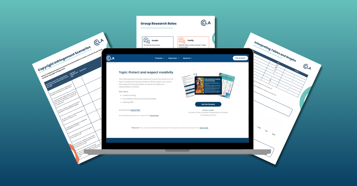 New Curriculum-Matched Resources from CLA | Copyright Licensing Agency